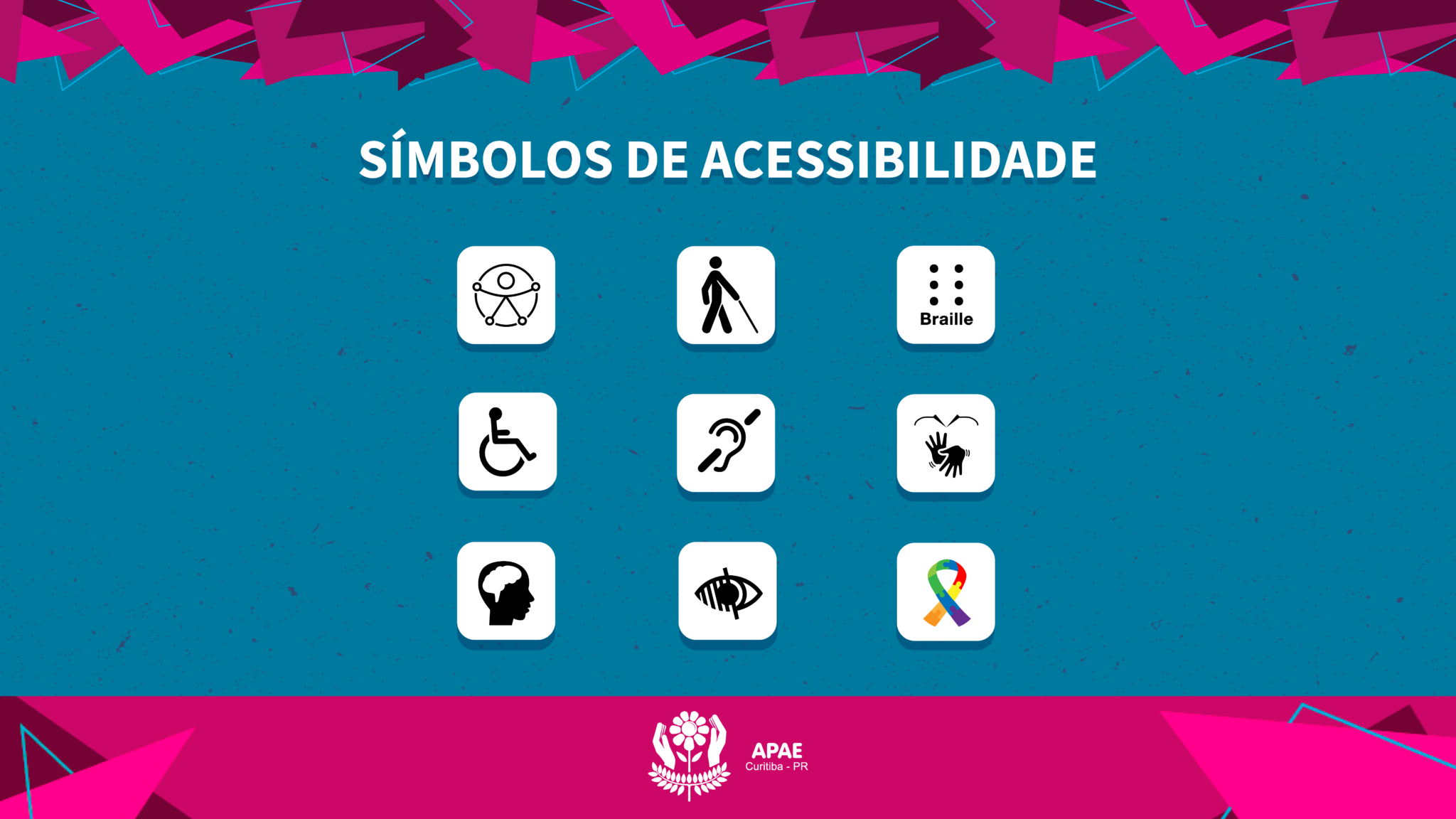Saiba quais são os principais símbolos de acessibilidade